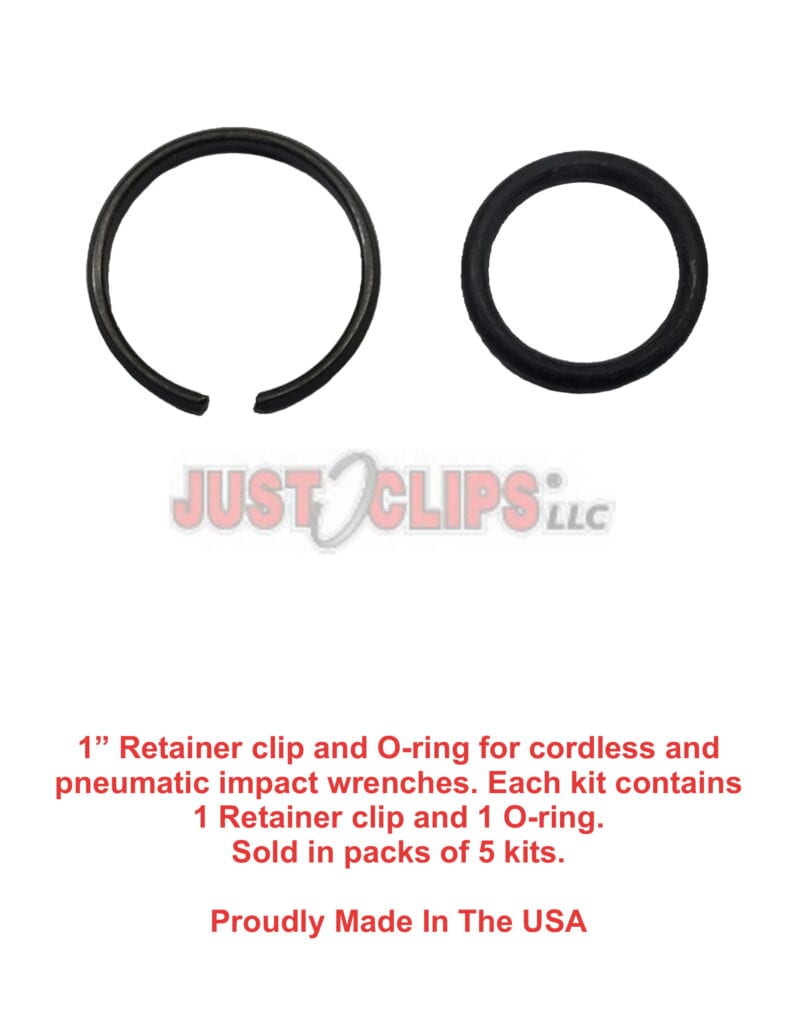 1″ SNAP RING PACK – COMES WITH 5 KITS OF 1″ SNAP RINGS AND O-RINGS ...