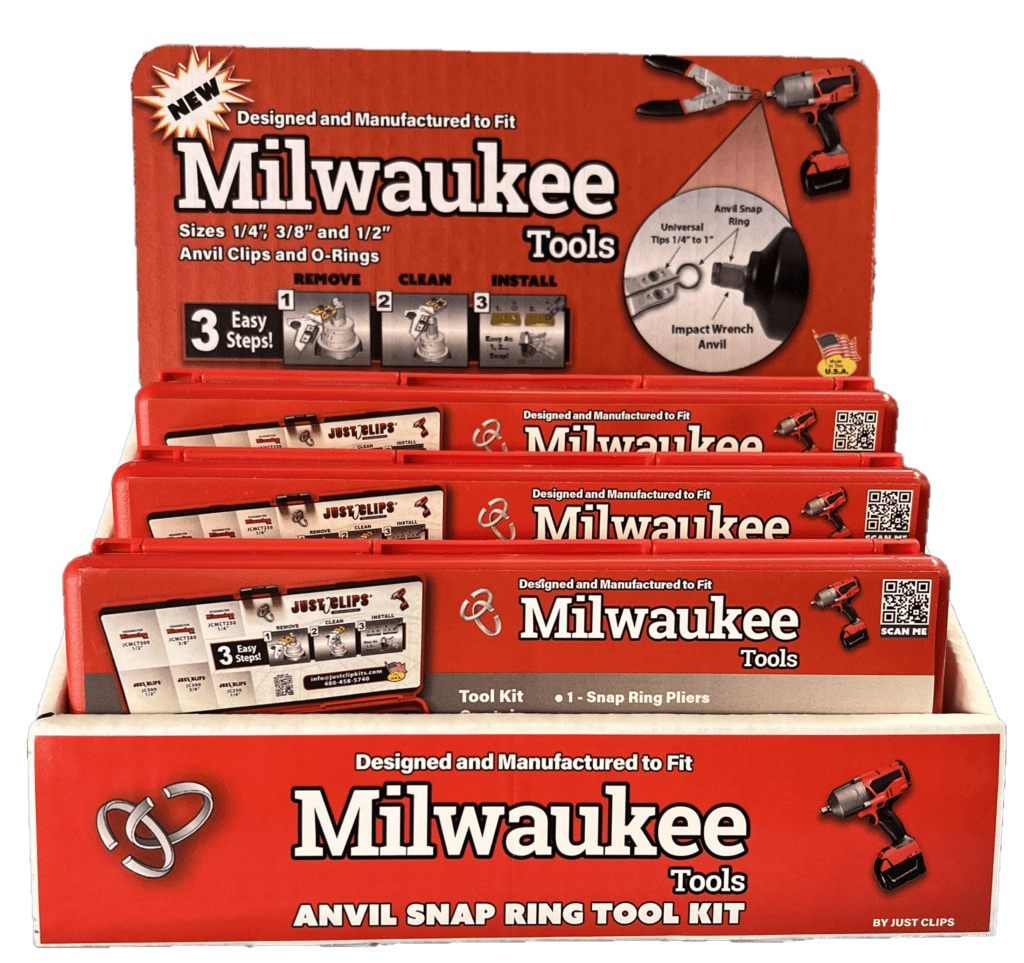 MILWAUKEE TOOL KIT (3 PACK DISPLAY) - Just Clips®